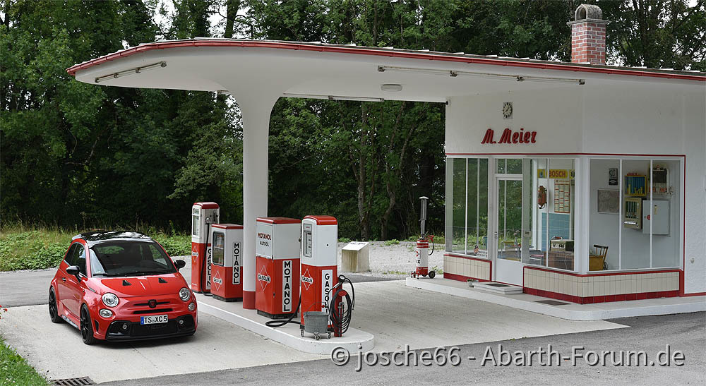 historische Tankstelle Glenleiten - Abarth Forum