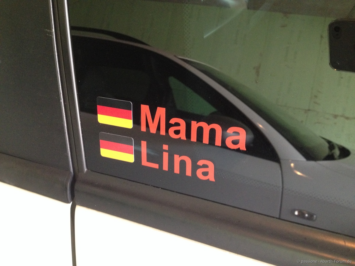 Lina an Bord ist so out... Daher... - Abarth Forum